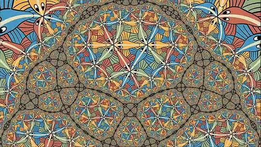Escher circle limit | Scrolller