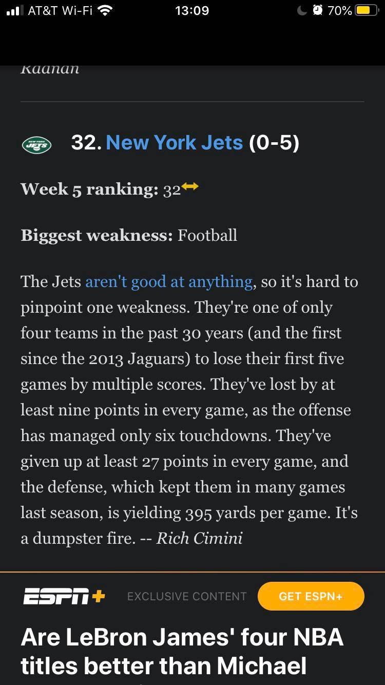 ESPN coming in hot | Scrolller