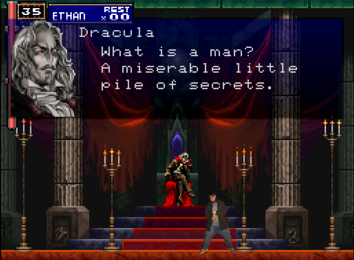 Ethan here, taking on Dracula. | Scrolller