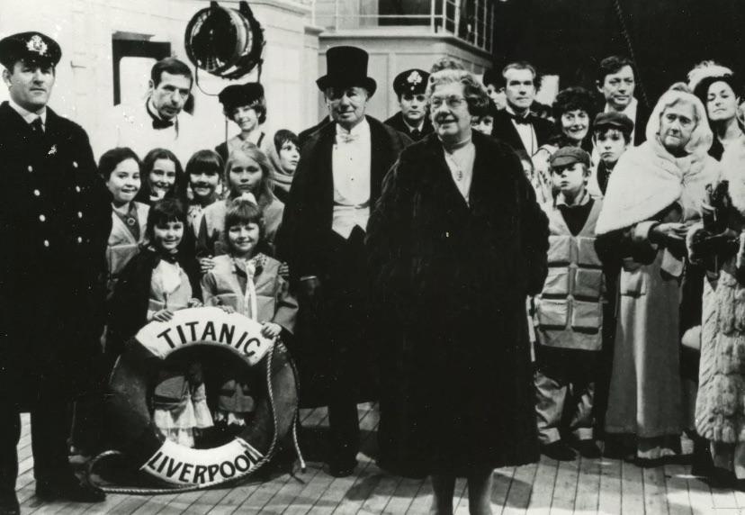 Eva Hart on the set of S.O.S Titanic 1979 | Scrolller