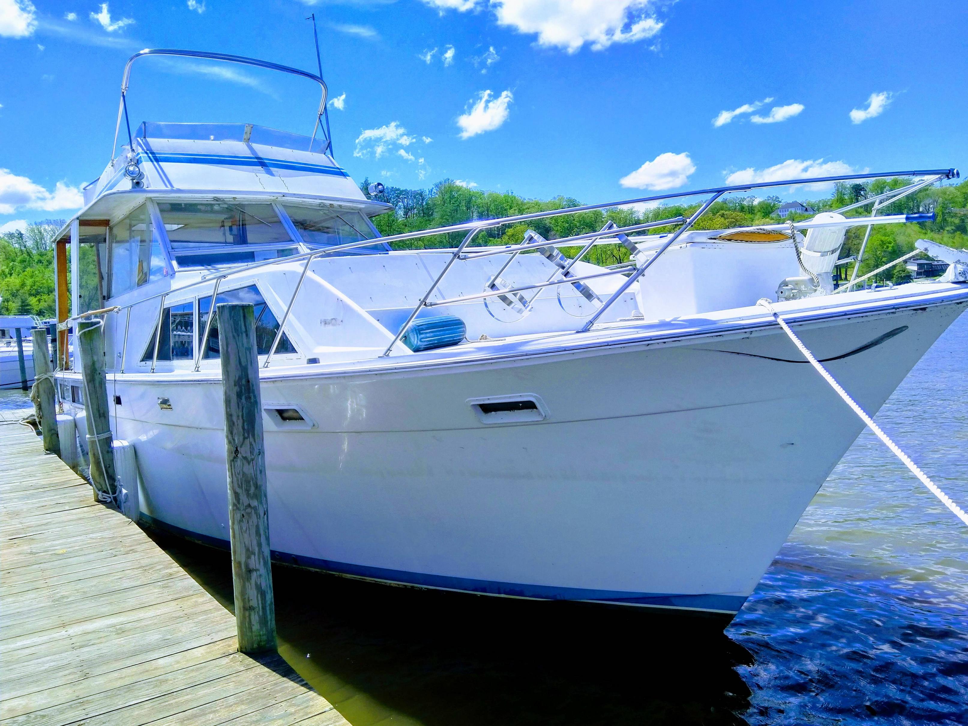 Everybody's posting their fast boats, so here's my slow boat. She's a project, but my project ...