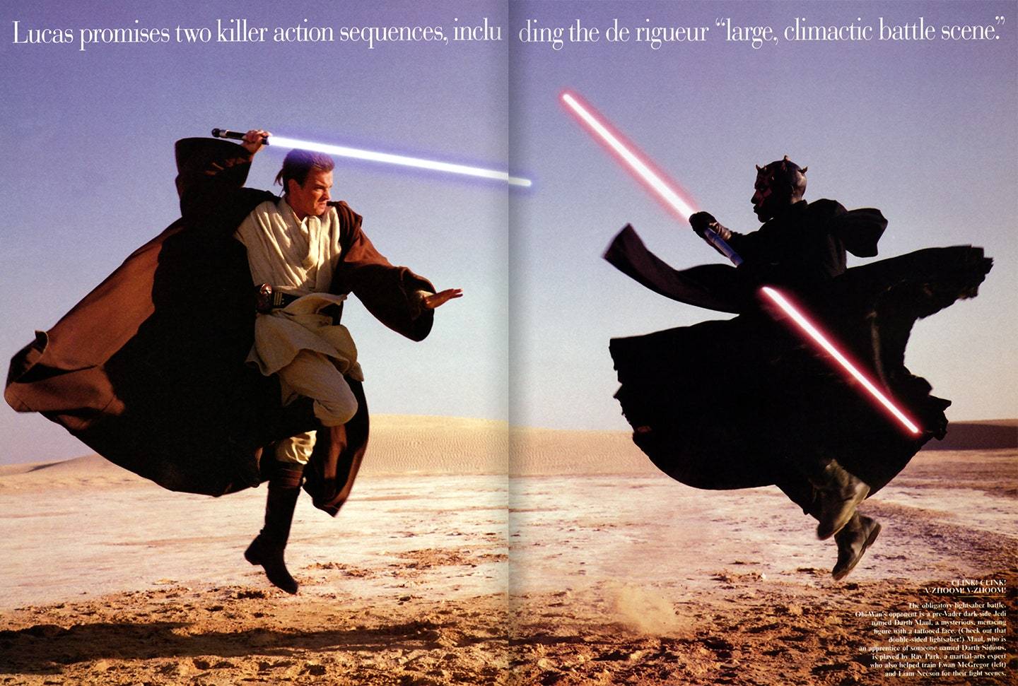 Ewan McGregor as a Young Obi-Wan Kenobi getting me massively hyped for Episode I back in the 90s ...