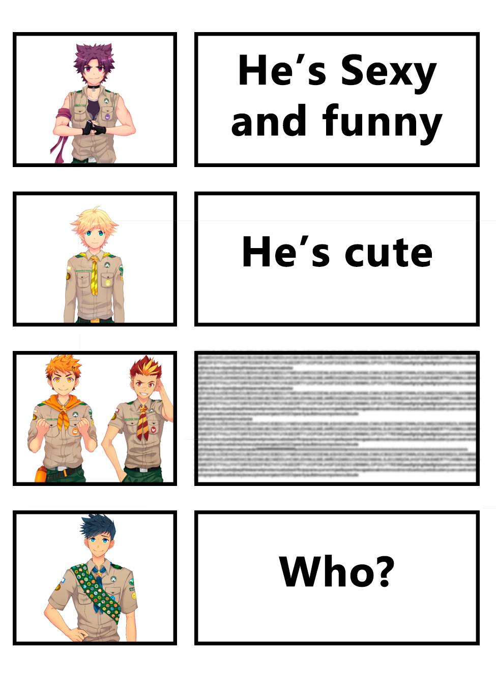 Explaining why you like your favourite boy (Based on what I've seen): | Scrolller