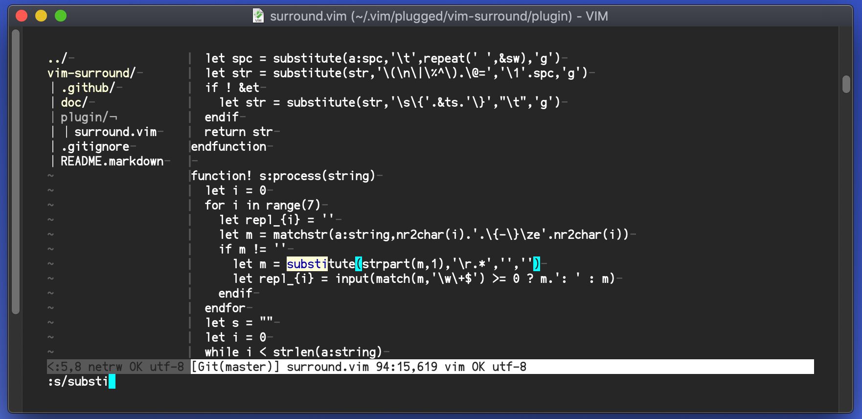 Extremely minimal vim-colorscheme | Scrolller