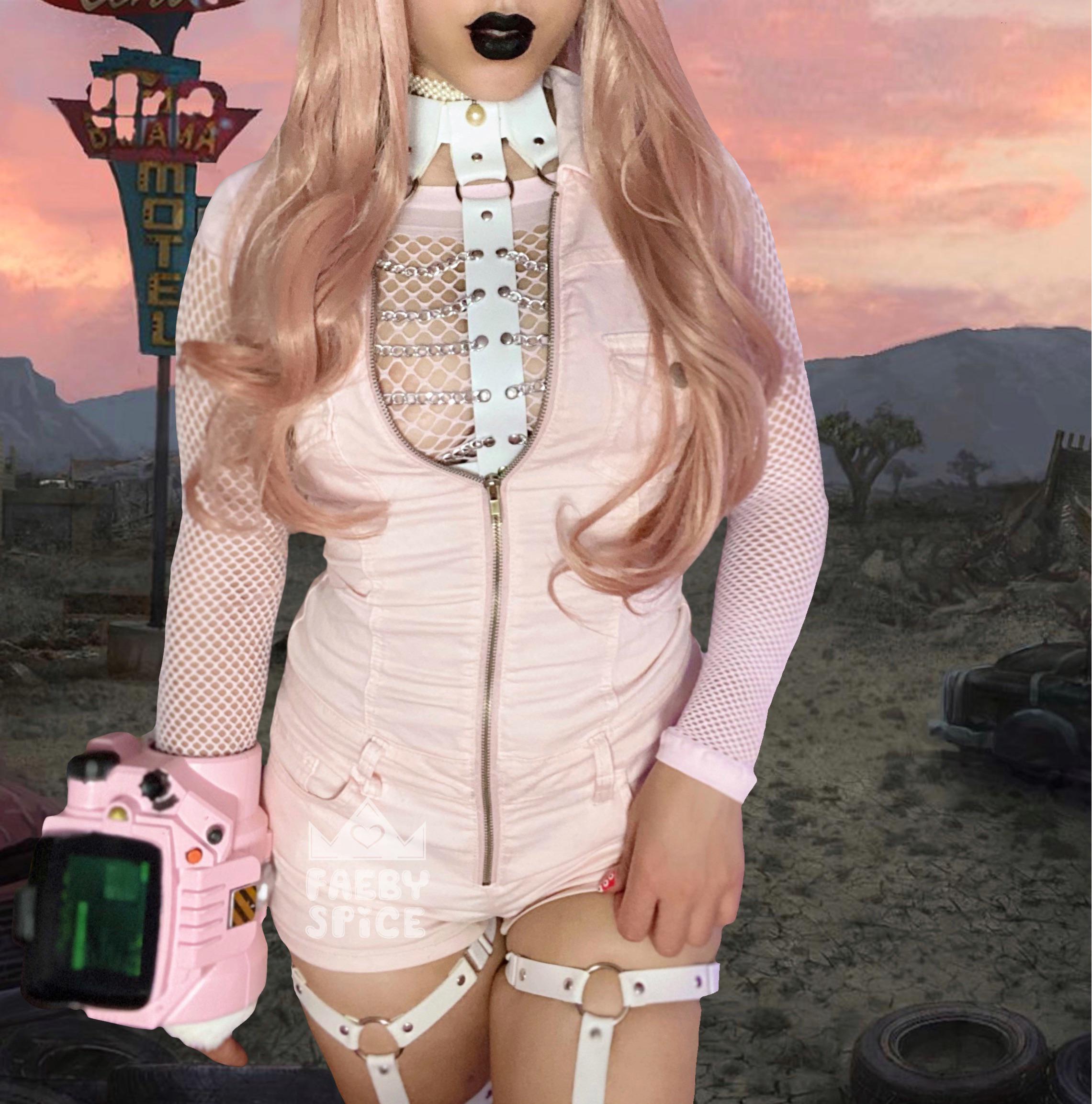 [F] I made a custom pink Fallout cosplay 🥺👉🏼👈🏼 | Scrolller
