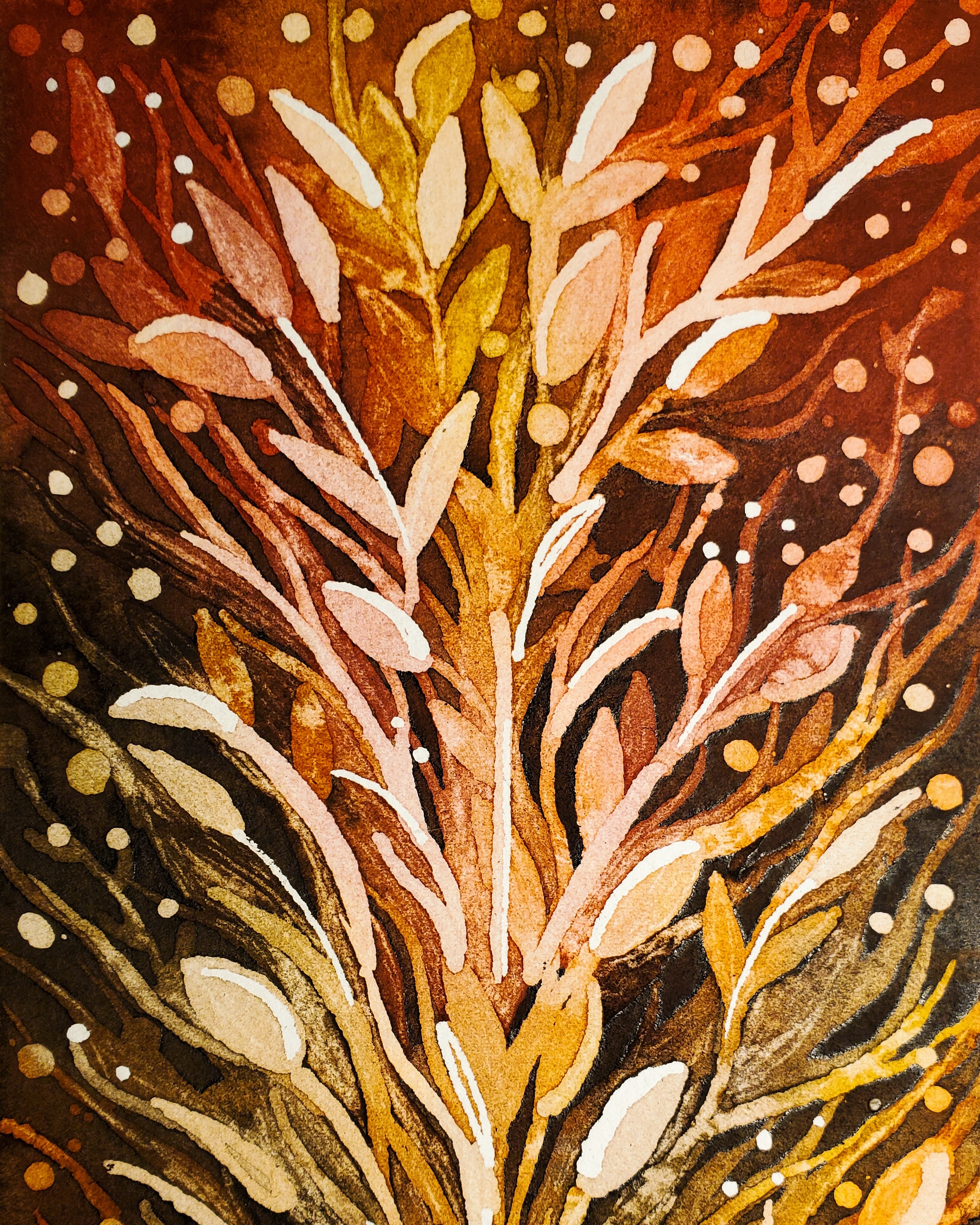 Fall, Me, Watercolor, 2021 | Scrolller