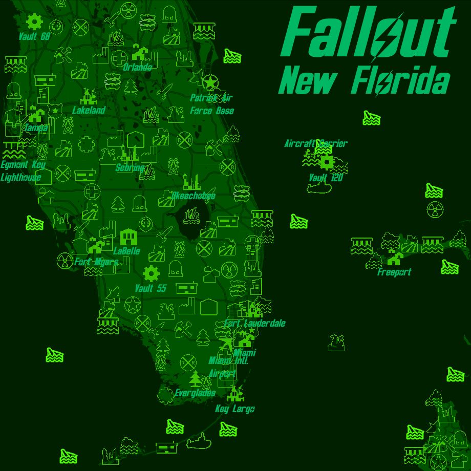 Fallout: New Florida (Concept Map) | Scrolller
