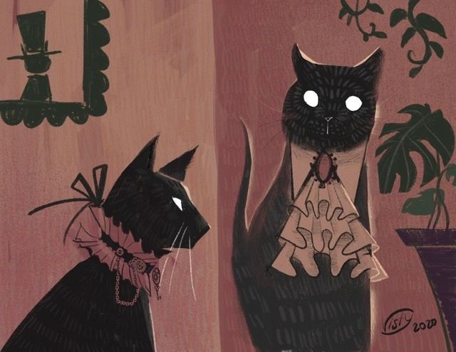 Fancy black cats | Scrolller