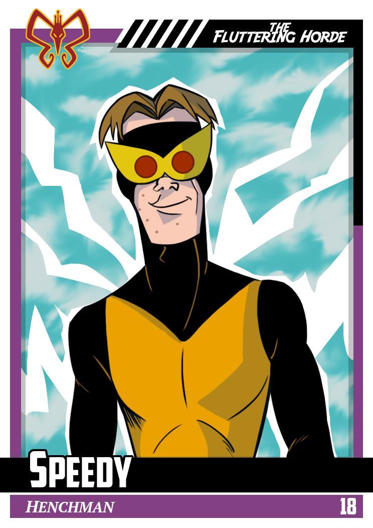 Fanmade Vbros trading cards. No.18 Speedy | Scrolller