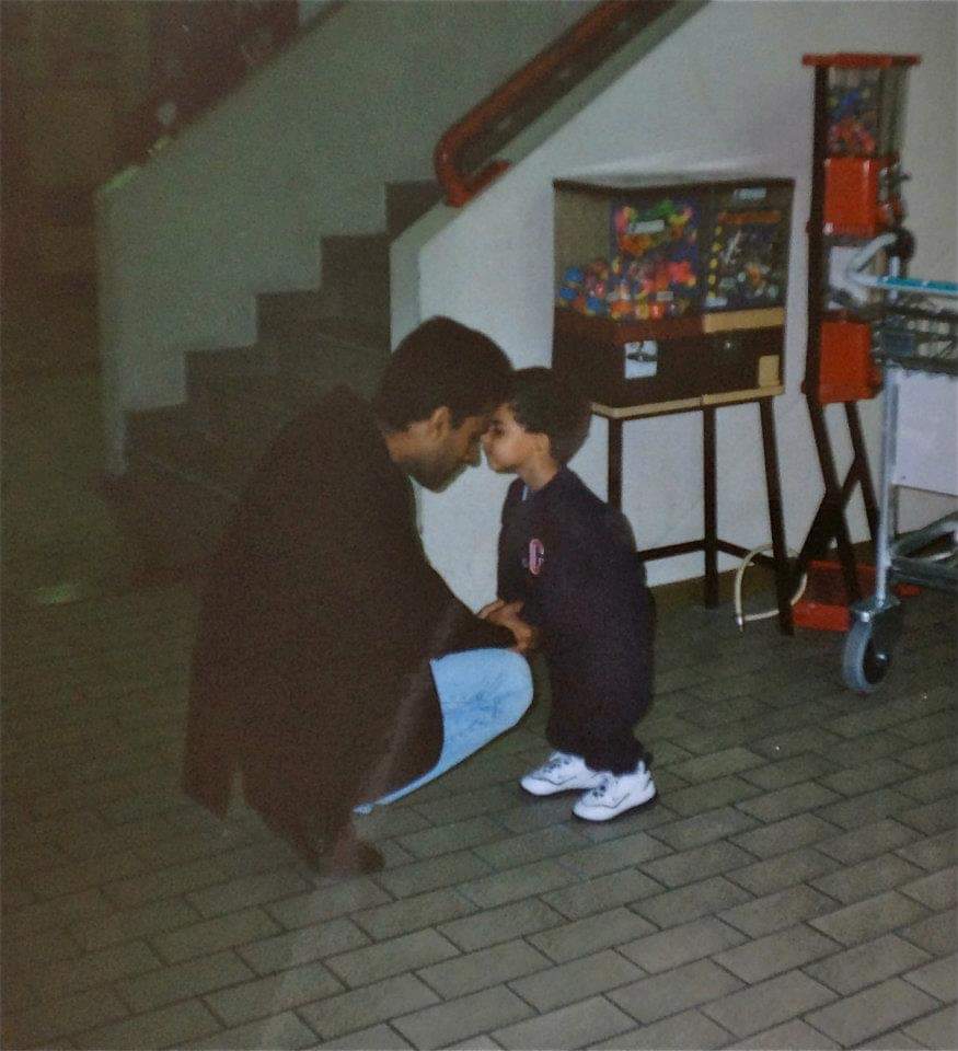 father and son, 1992 | Scrolller