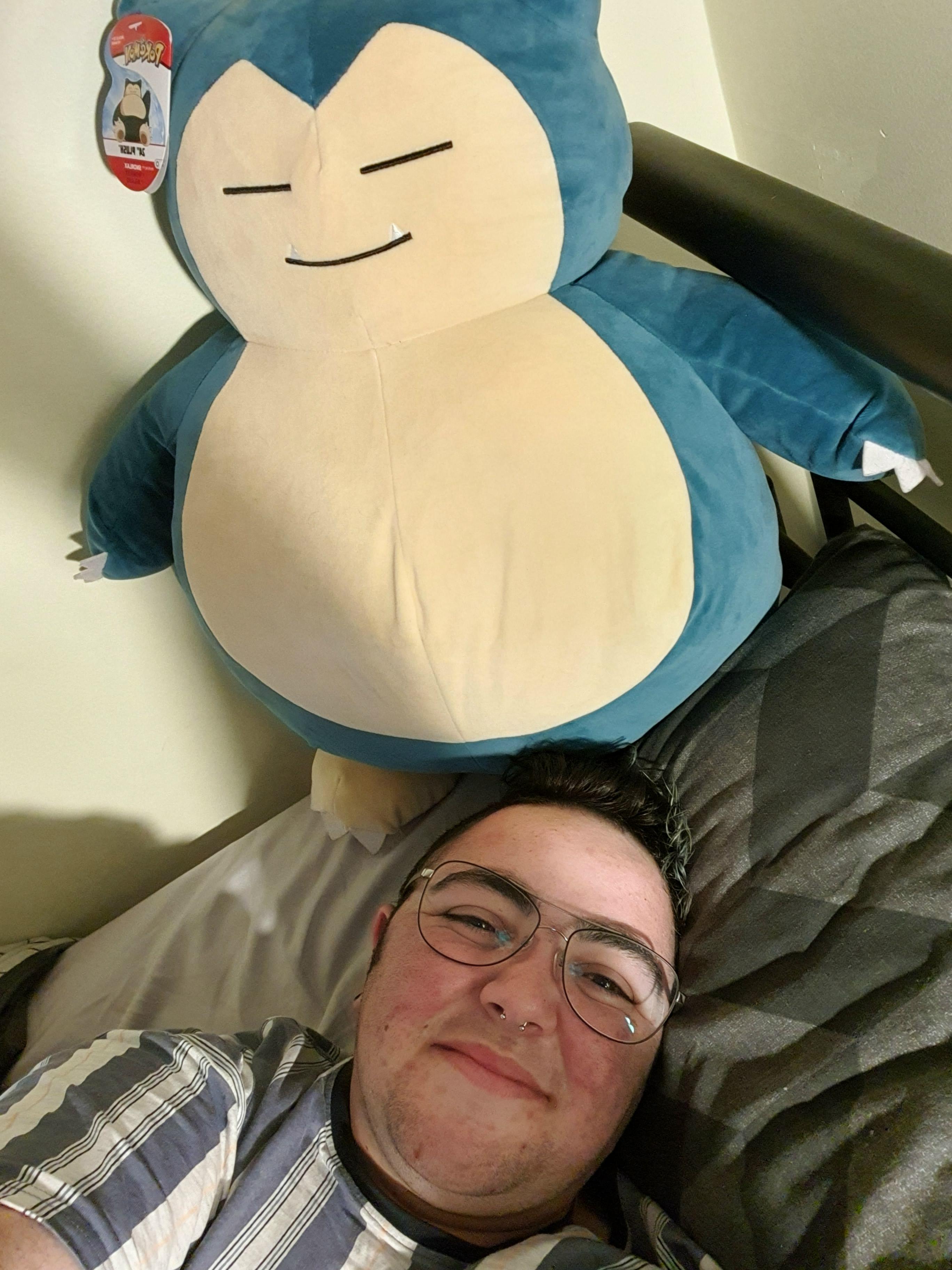 Feeling good today, new glasses and my snorlax 🥰 | Scrolller