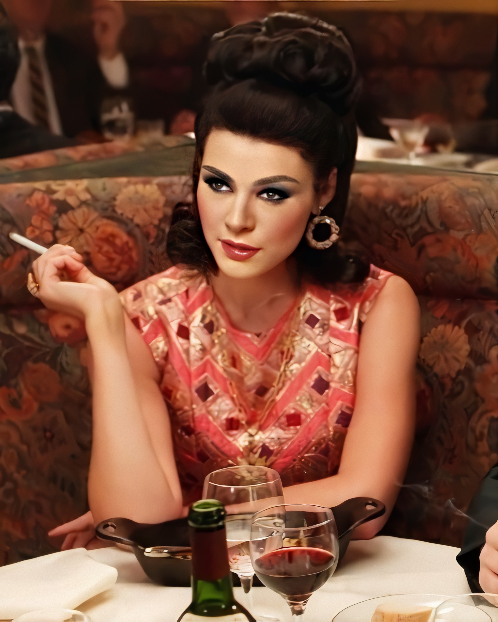 Female me as Megan Draper from Mad Men. Reflect+FaceApp+YouCamMakeup+Remini | Scrolller