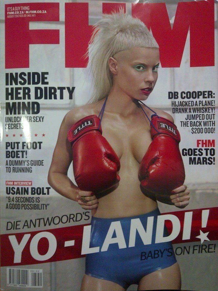 FHM cover with Yolandi | Scrolller