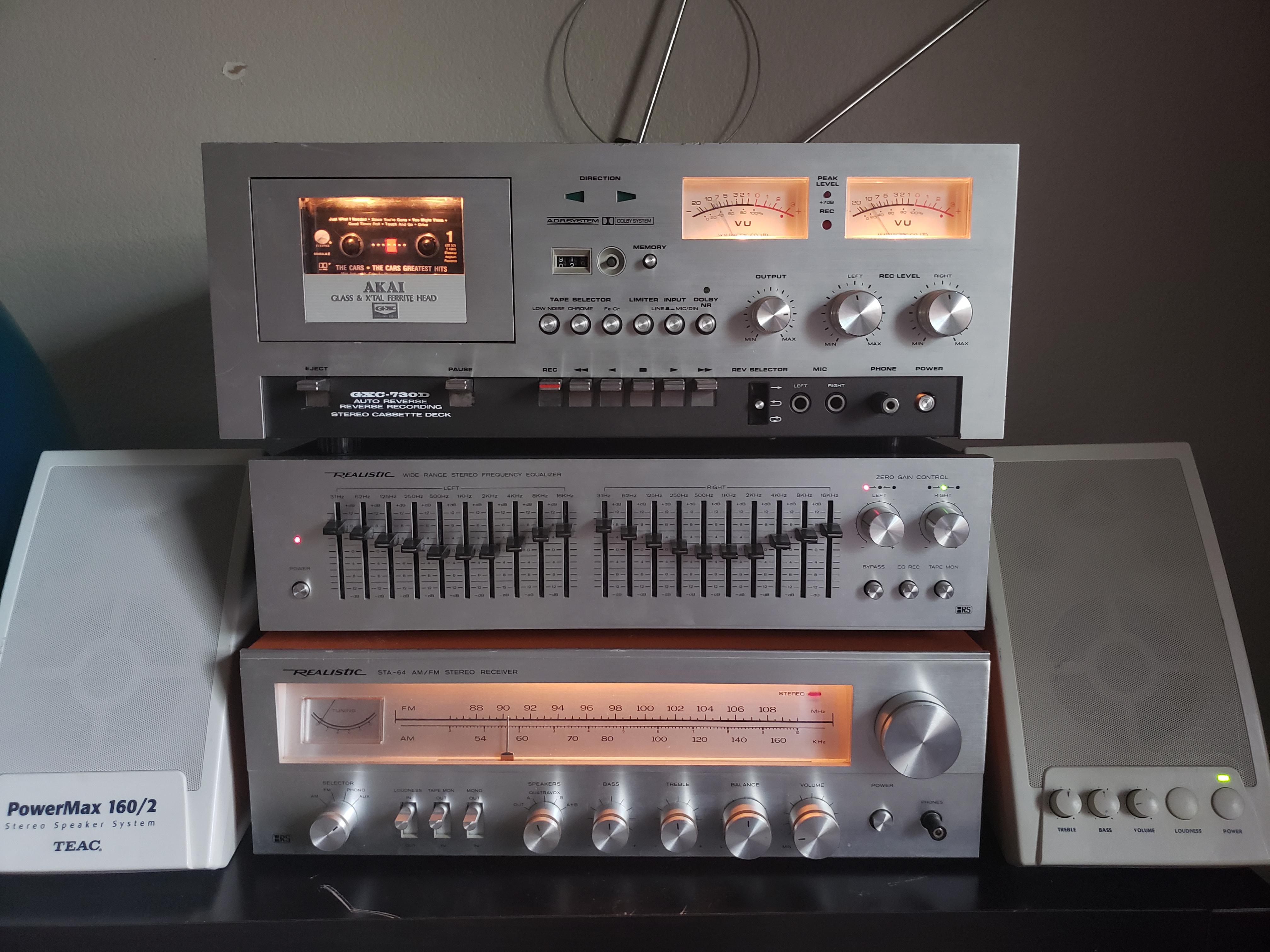 Finally feeling good about my 70s Hi-Fi! This whole stack+studio ...