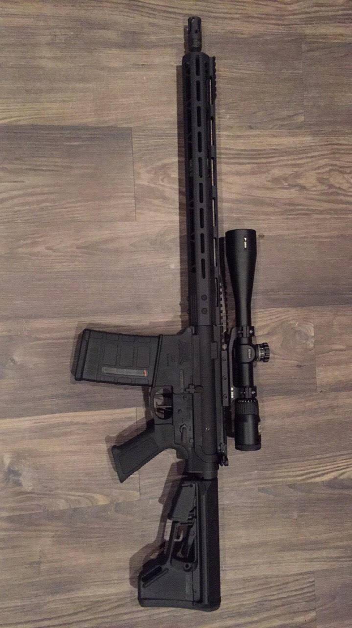 Finally finished my first AR10 build, thanks to you guys | Scrolller