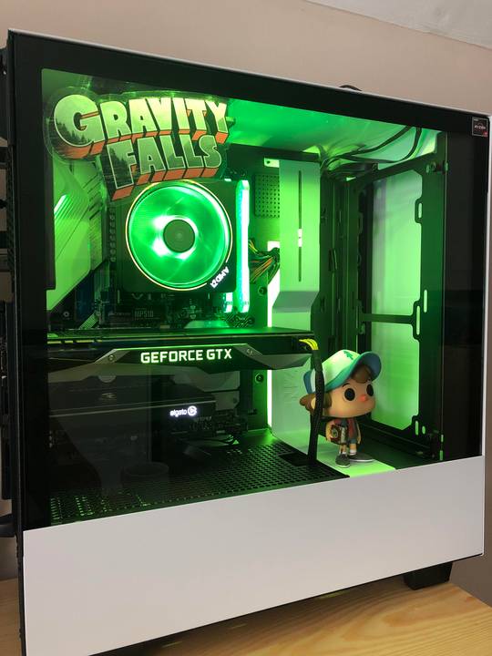 Finally finished my PC build, Gravity Falls theme - AMD Ryzen 3700X | Scrolller