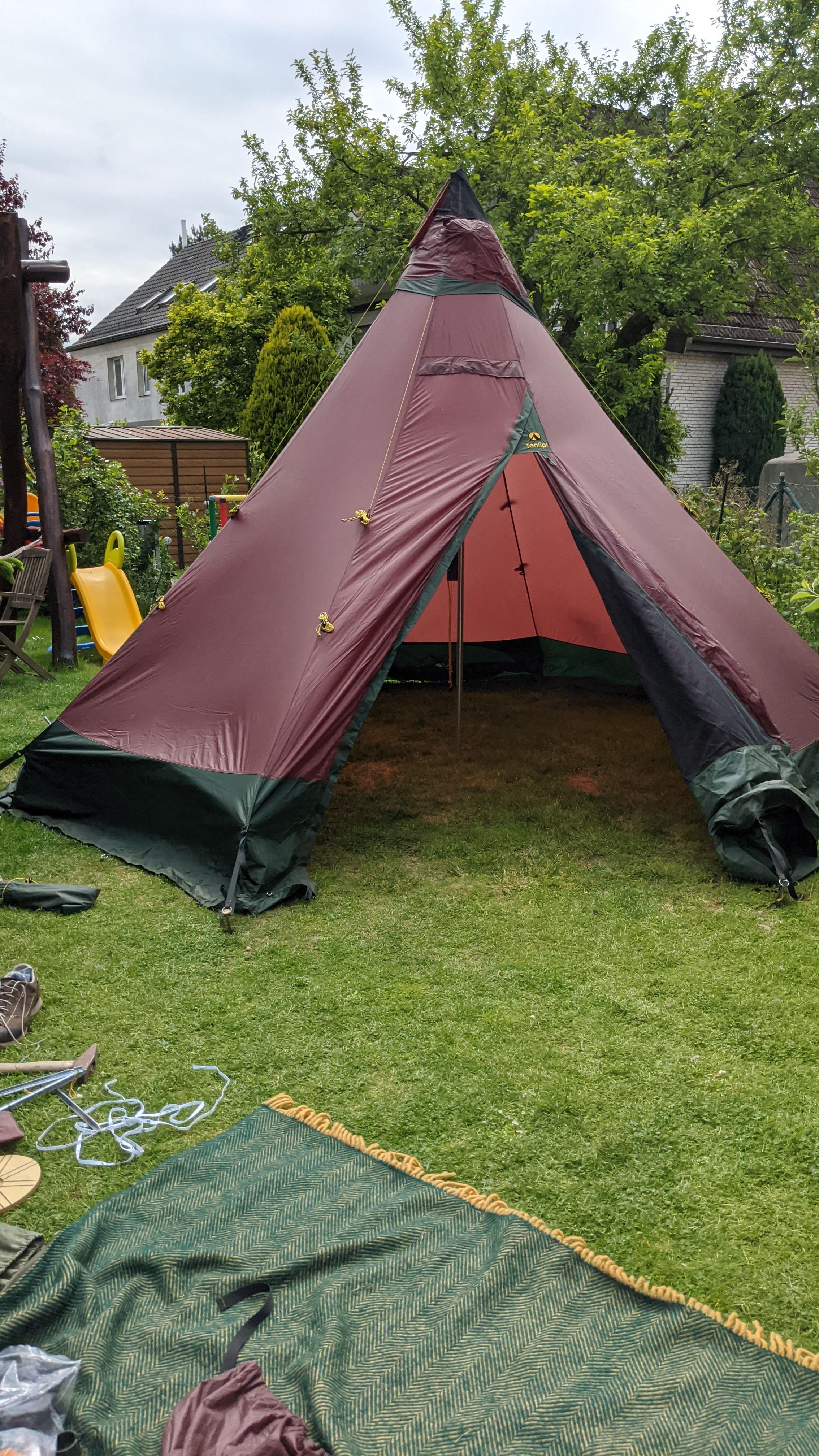 Finally got a tipi as family tent | Scrolller