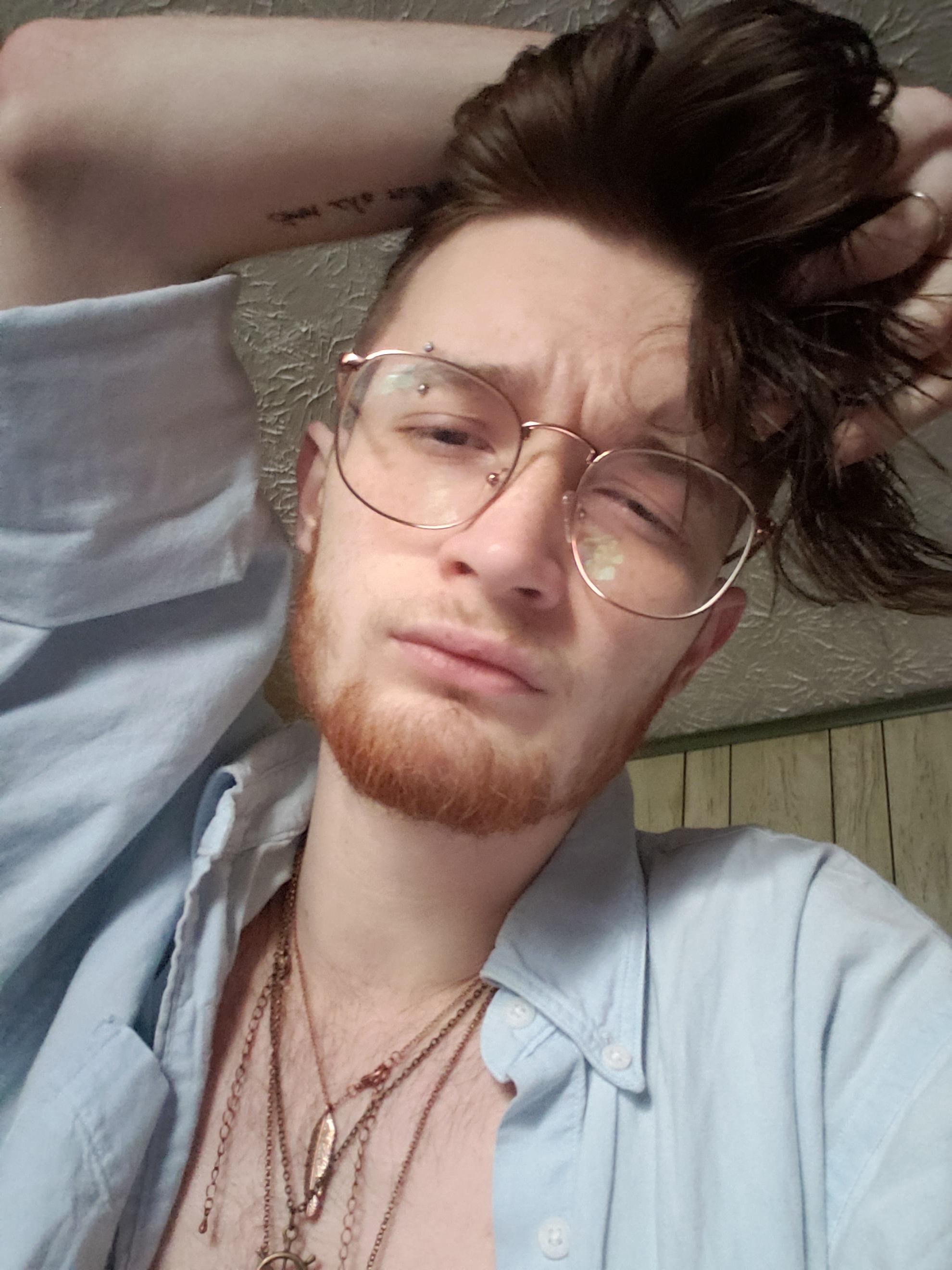 FINALLY GOT MY HAIR CUT, now I look like other people when THEY need a haircut. I love it ...