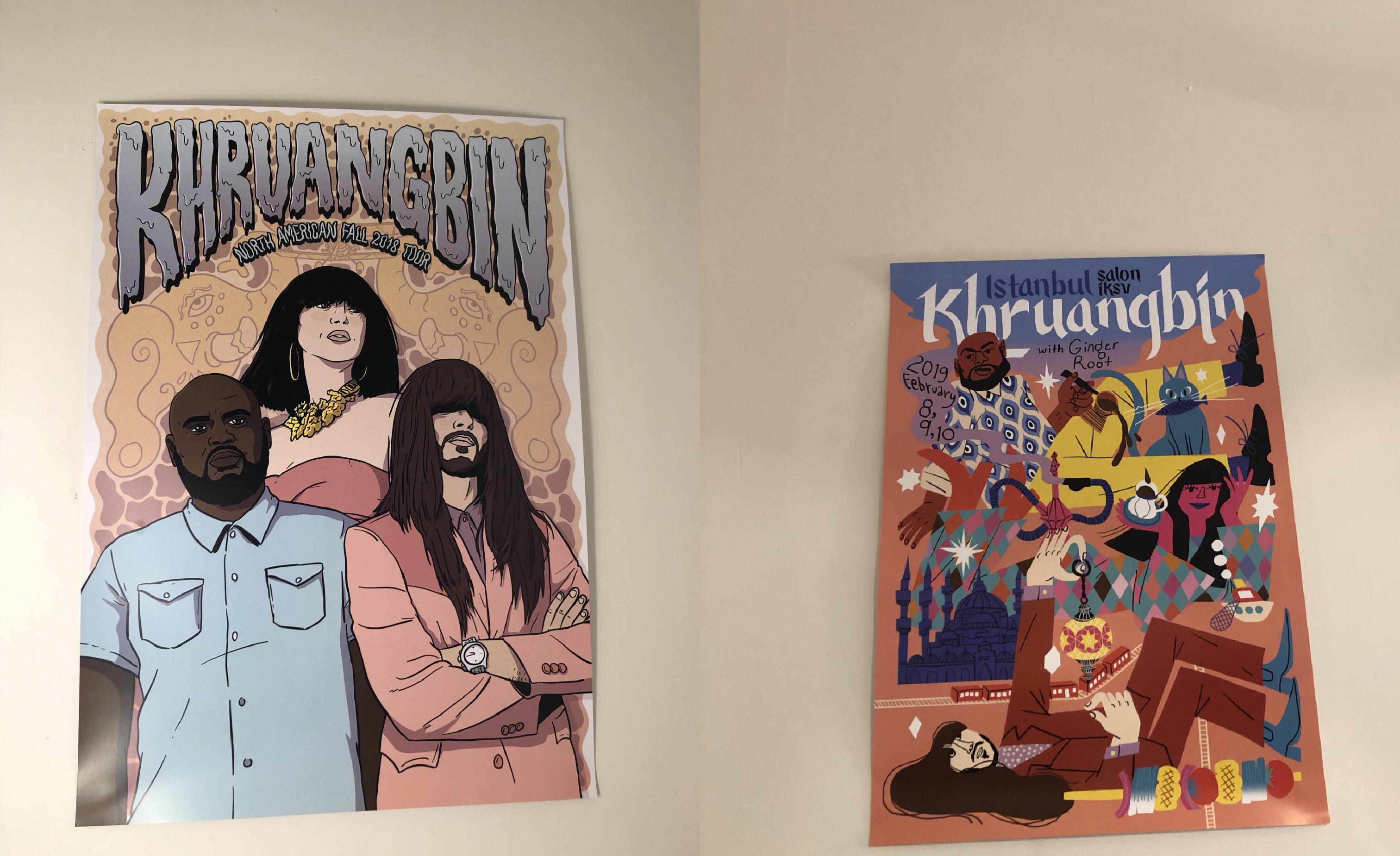 Finally got my posters up in my new apartment! Now to save more to get my first vinyl from them ...