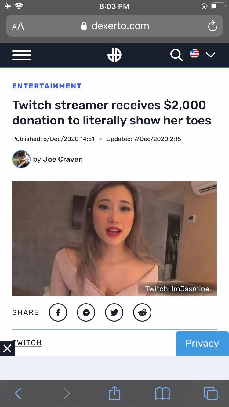 fingers crossed she said thank you for the donation | Scrolller