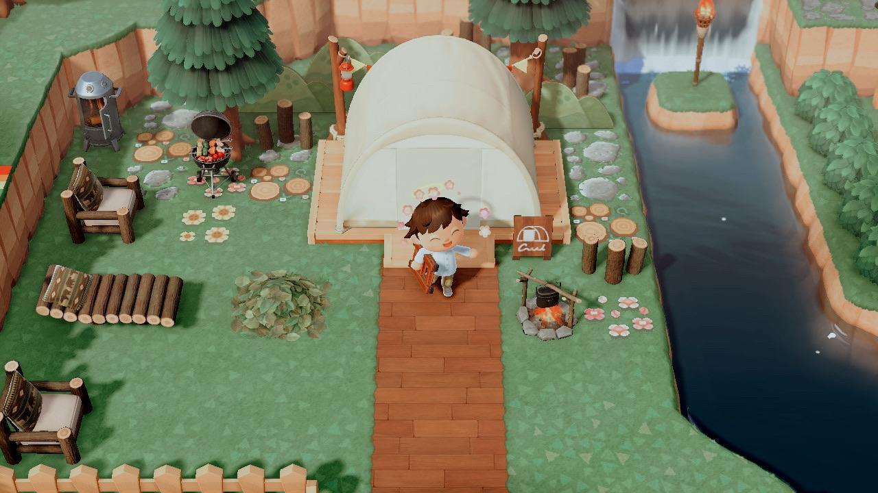 finished my campsite!! i love the way it looks with a visitor! | Scrolller