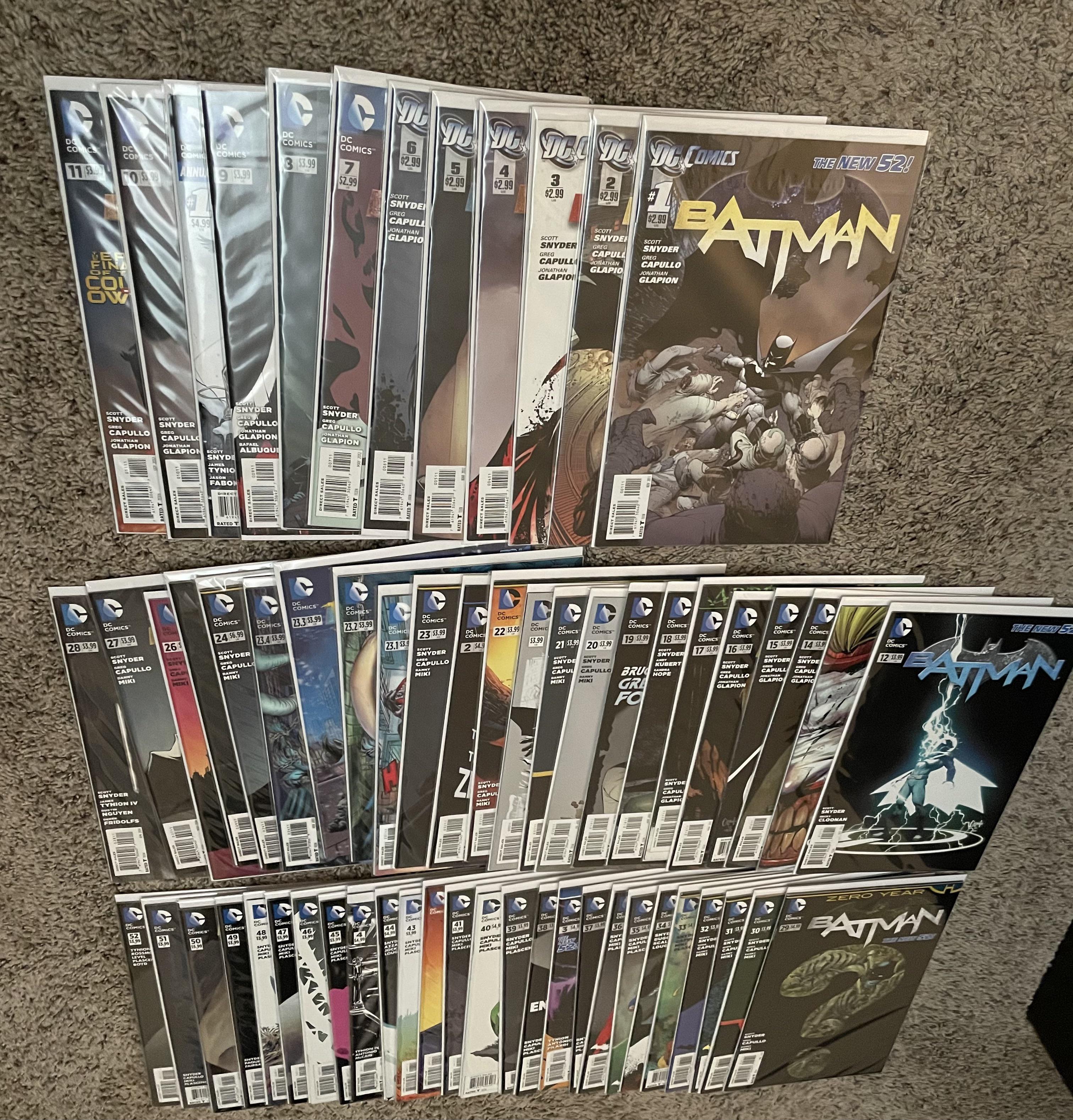 Finished my first ever run today! Complete Batman New 52! | Scrolller