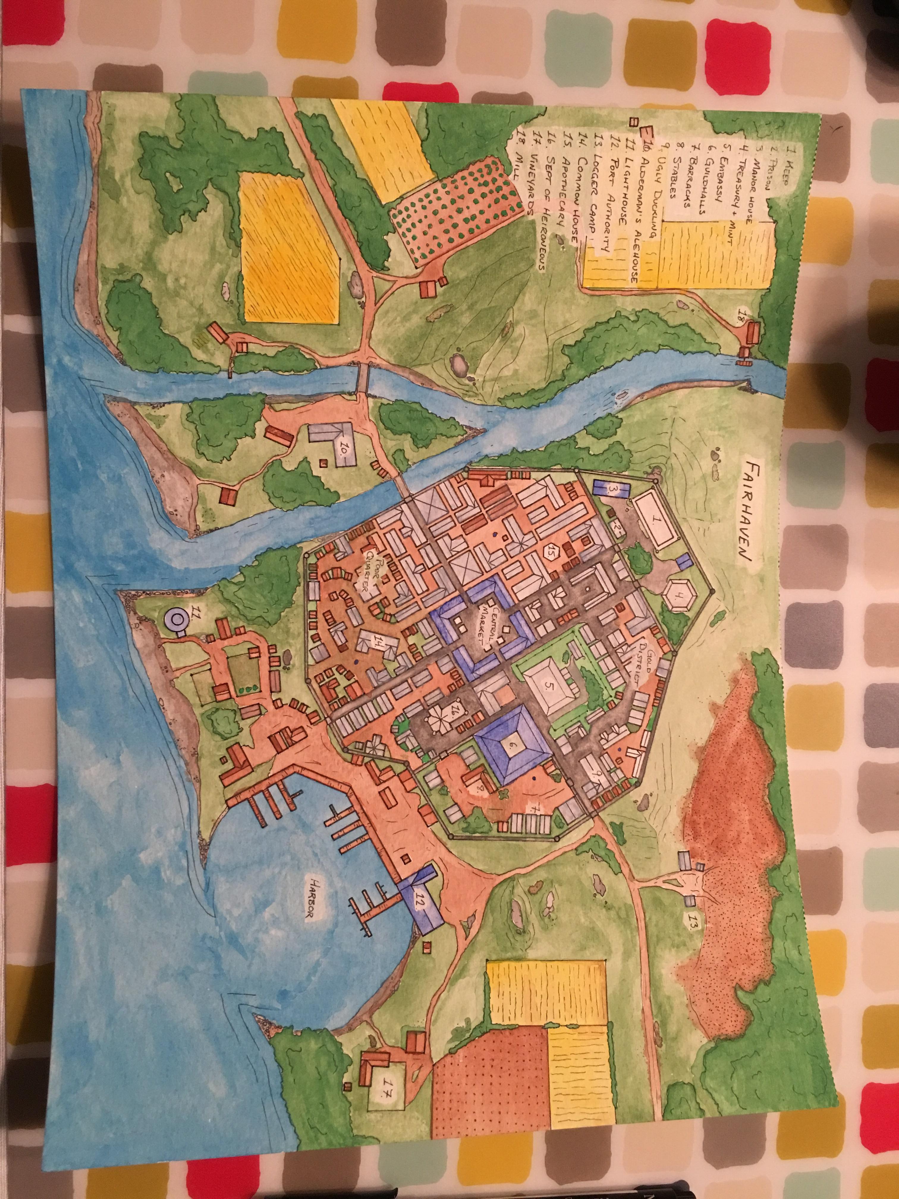 "Finished" my first map. Definitely a learning experience! | Scrolller