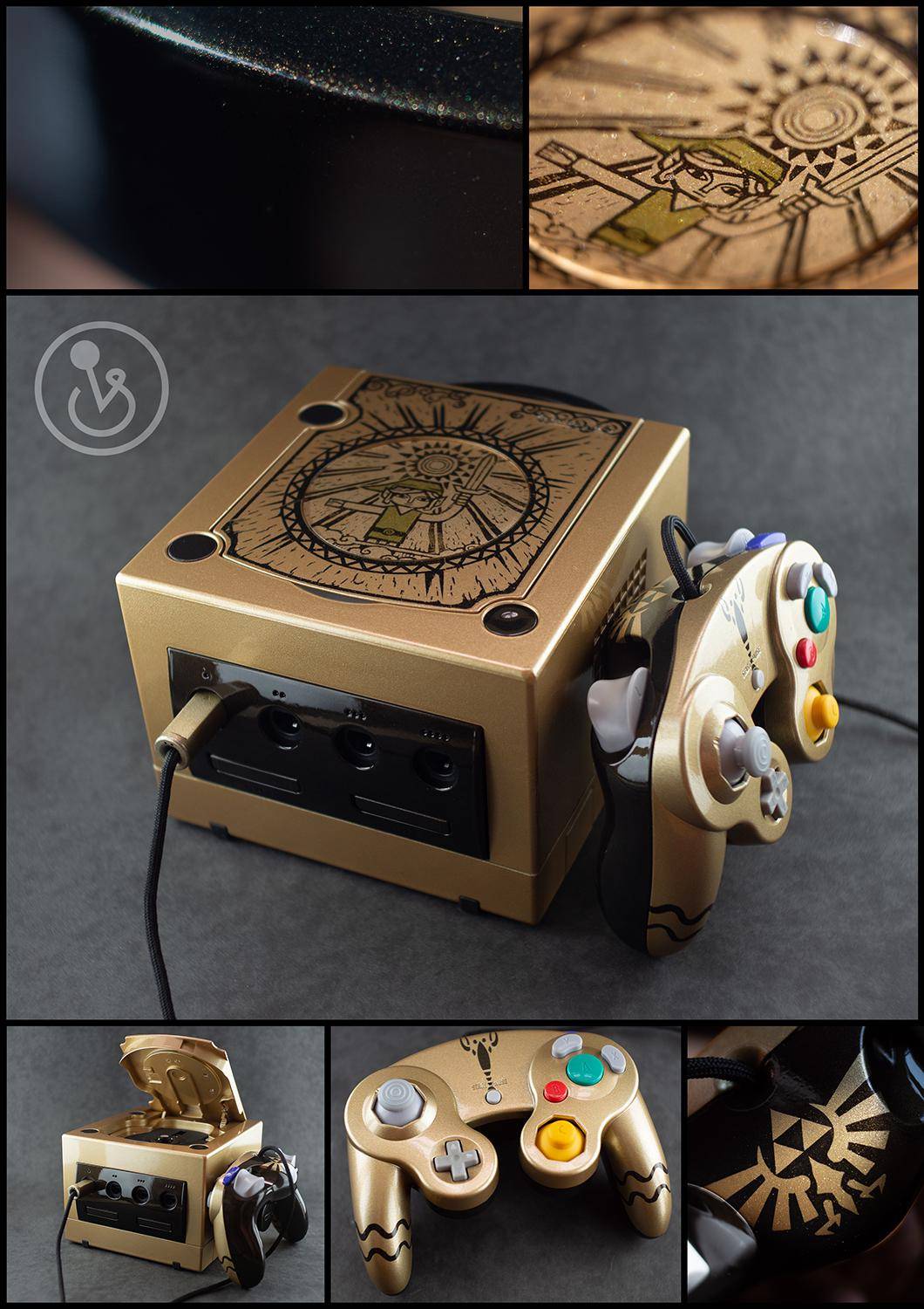Finished my Wind Waker themed GameCube and controller today! | Scrolller
