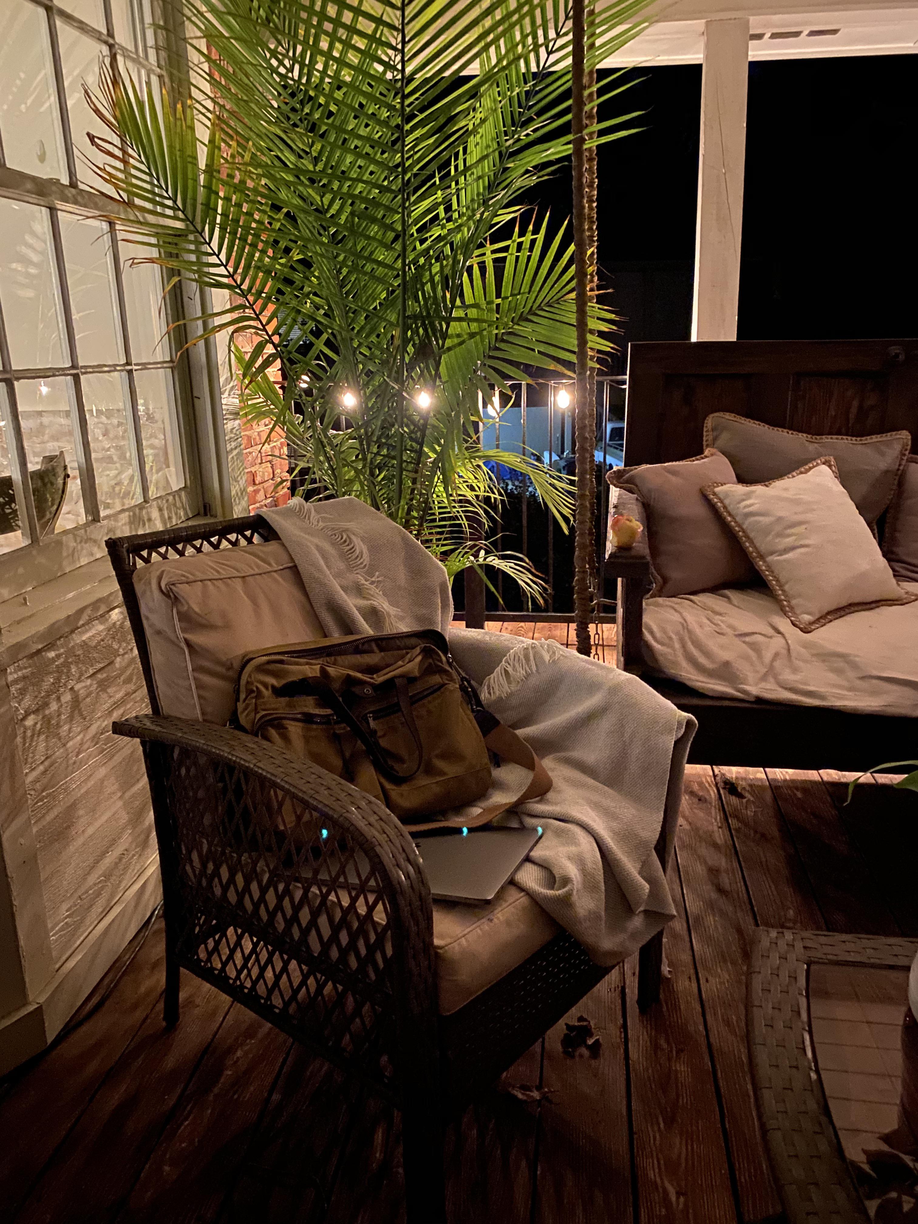 Finishing a little work on the back porch | Scrolller