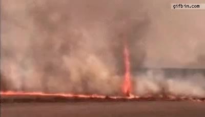 Fire tornado. [400x229] | Scrolller