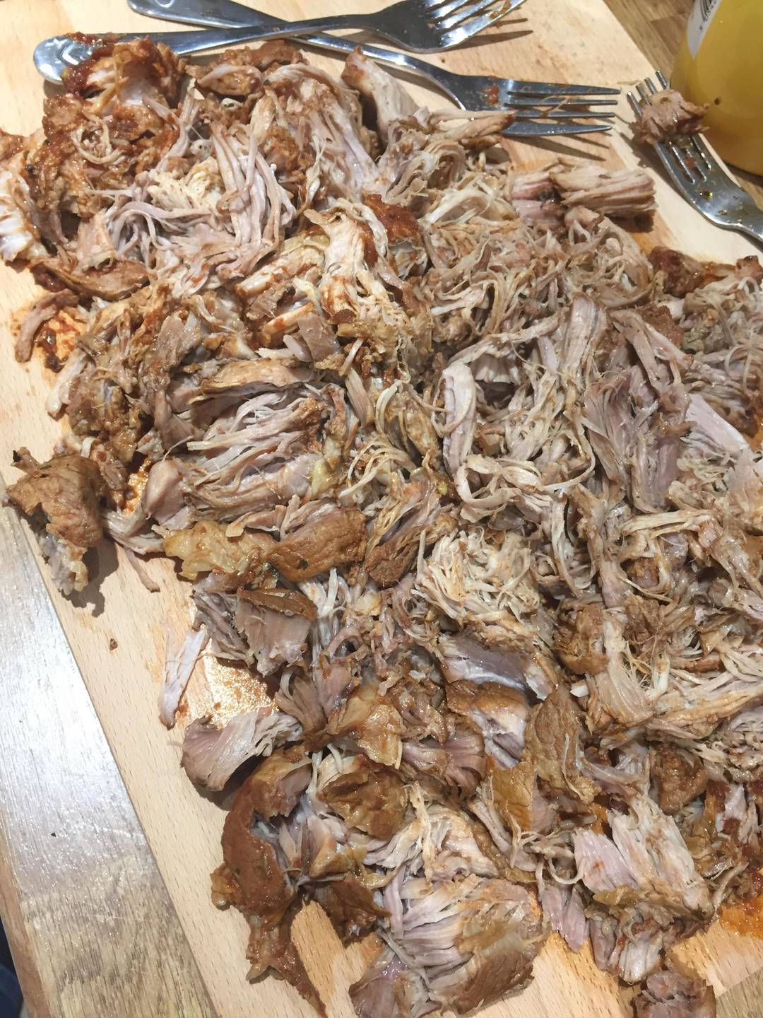 First attempt at pulled pork in the slow cooker :) | Scrolller