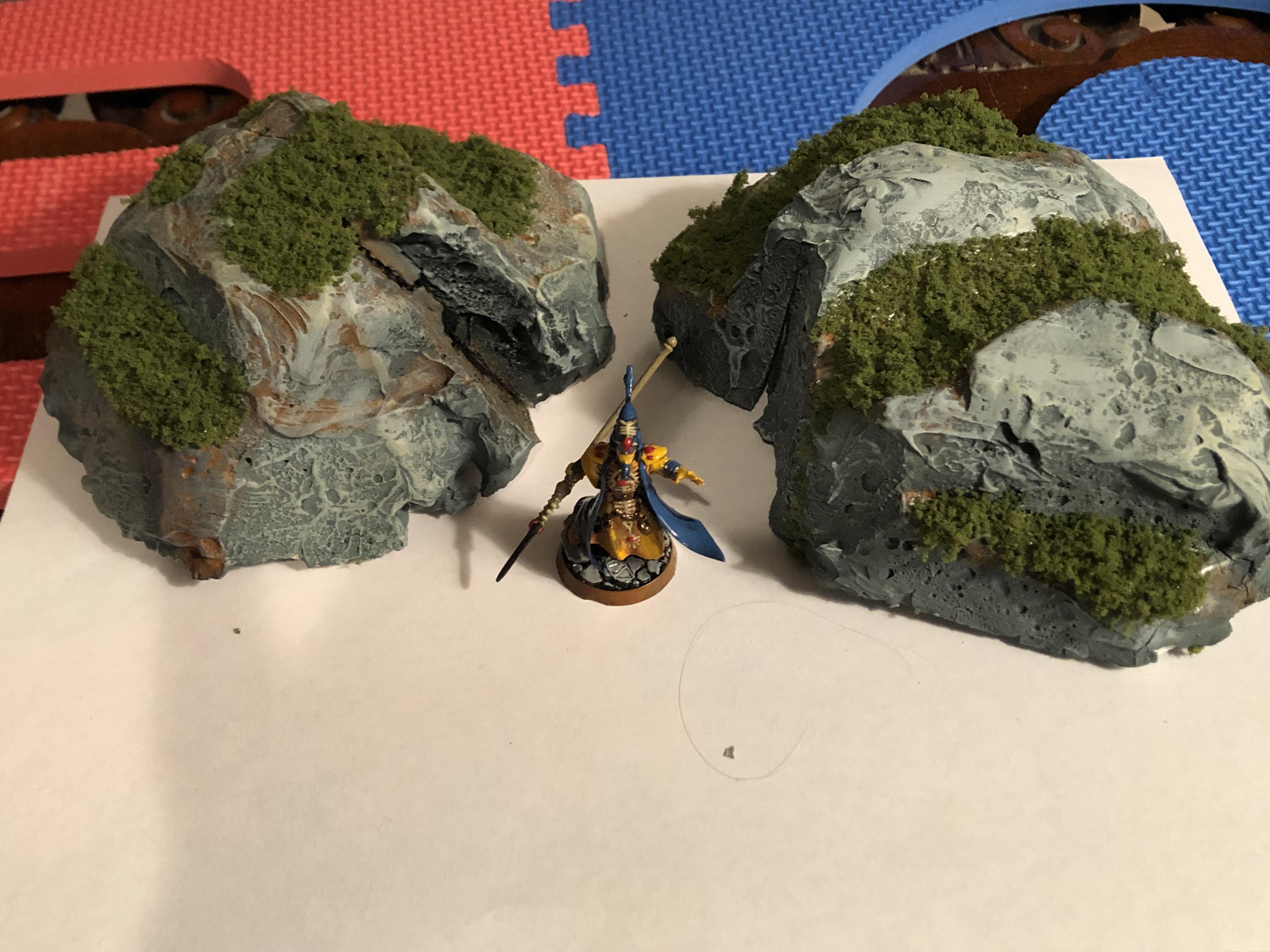 First attempts at homemade scatter terrain | Scrolller