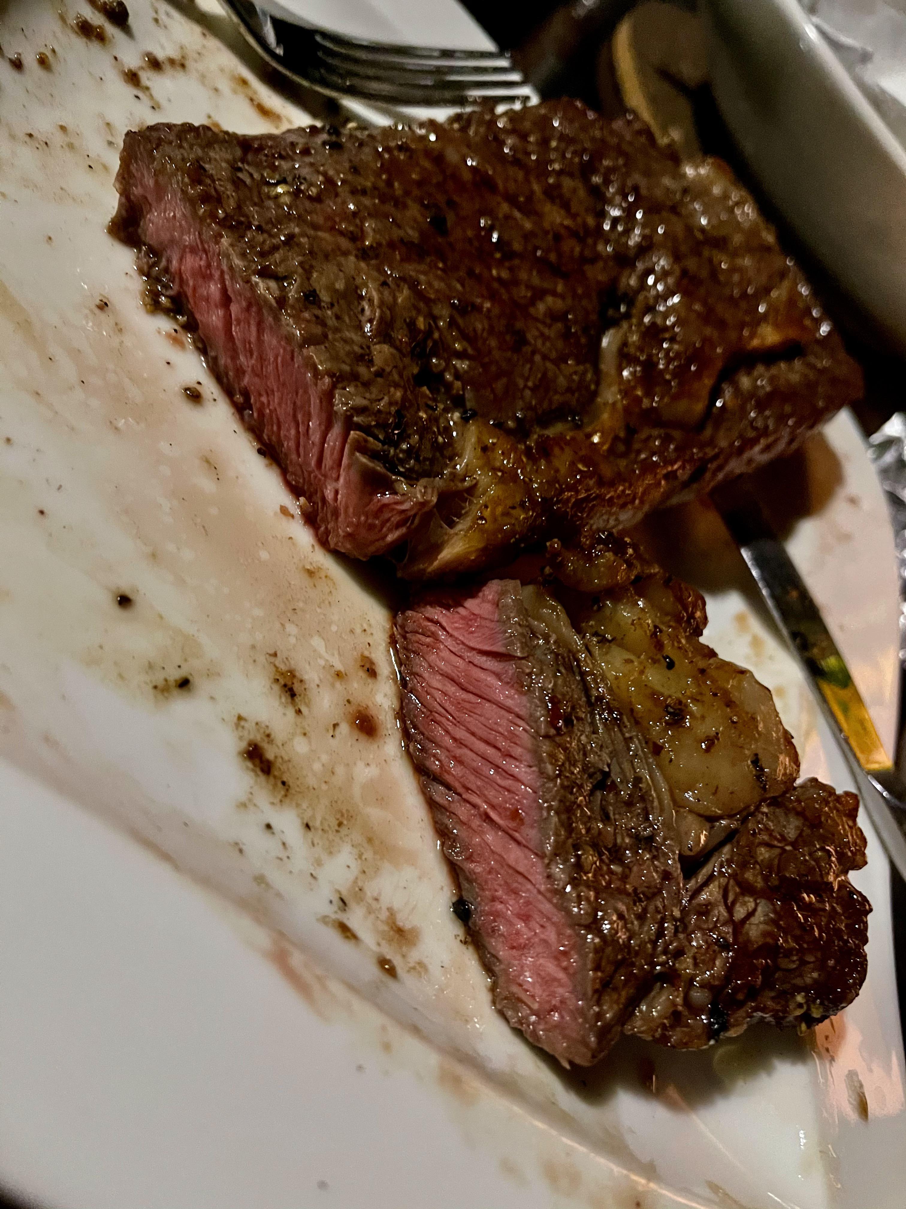 First charcoal grilled ribeye | Scrolller
