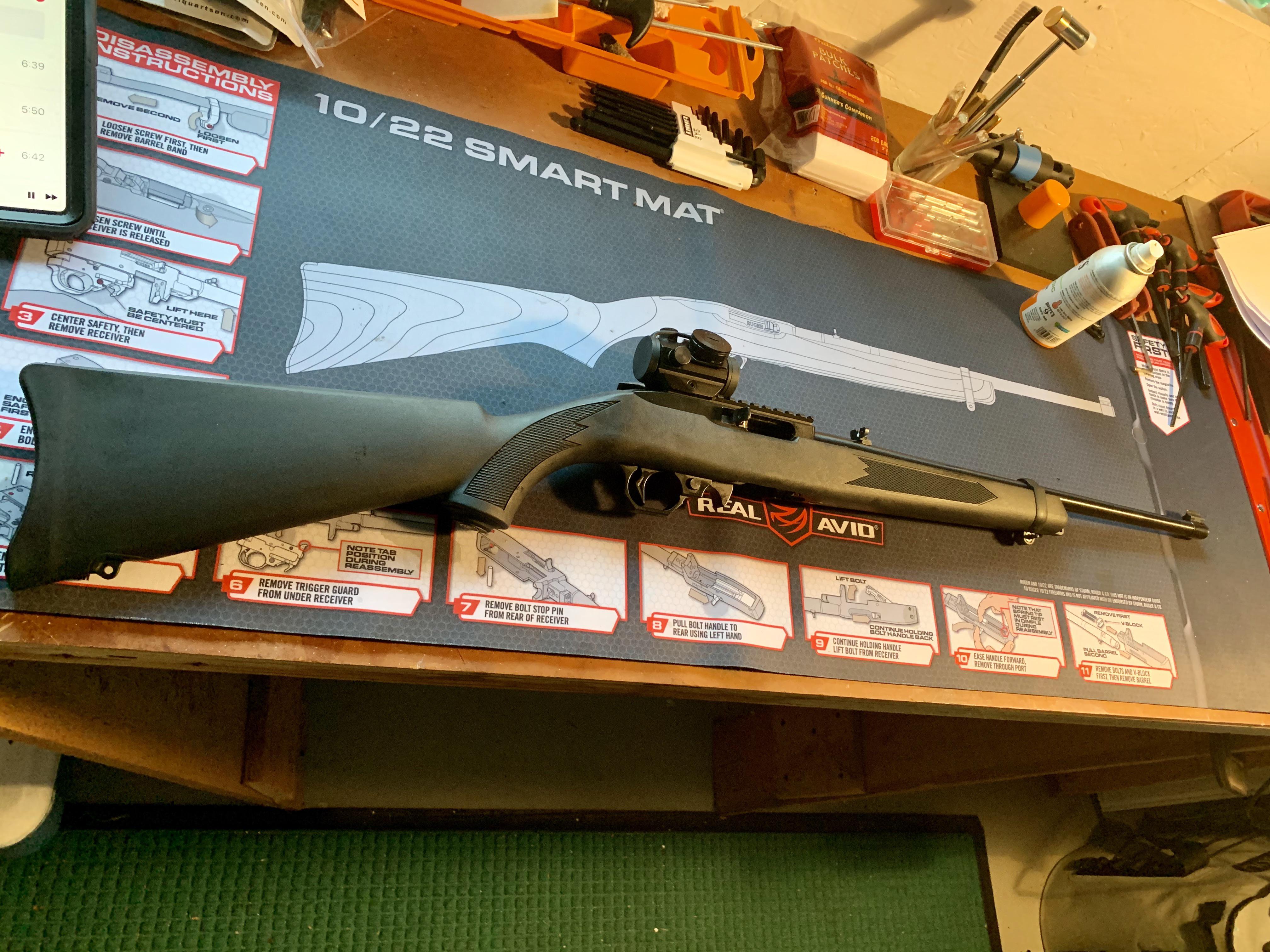 First day at the range with the new 10/22. | Scrolller