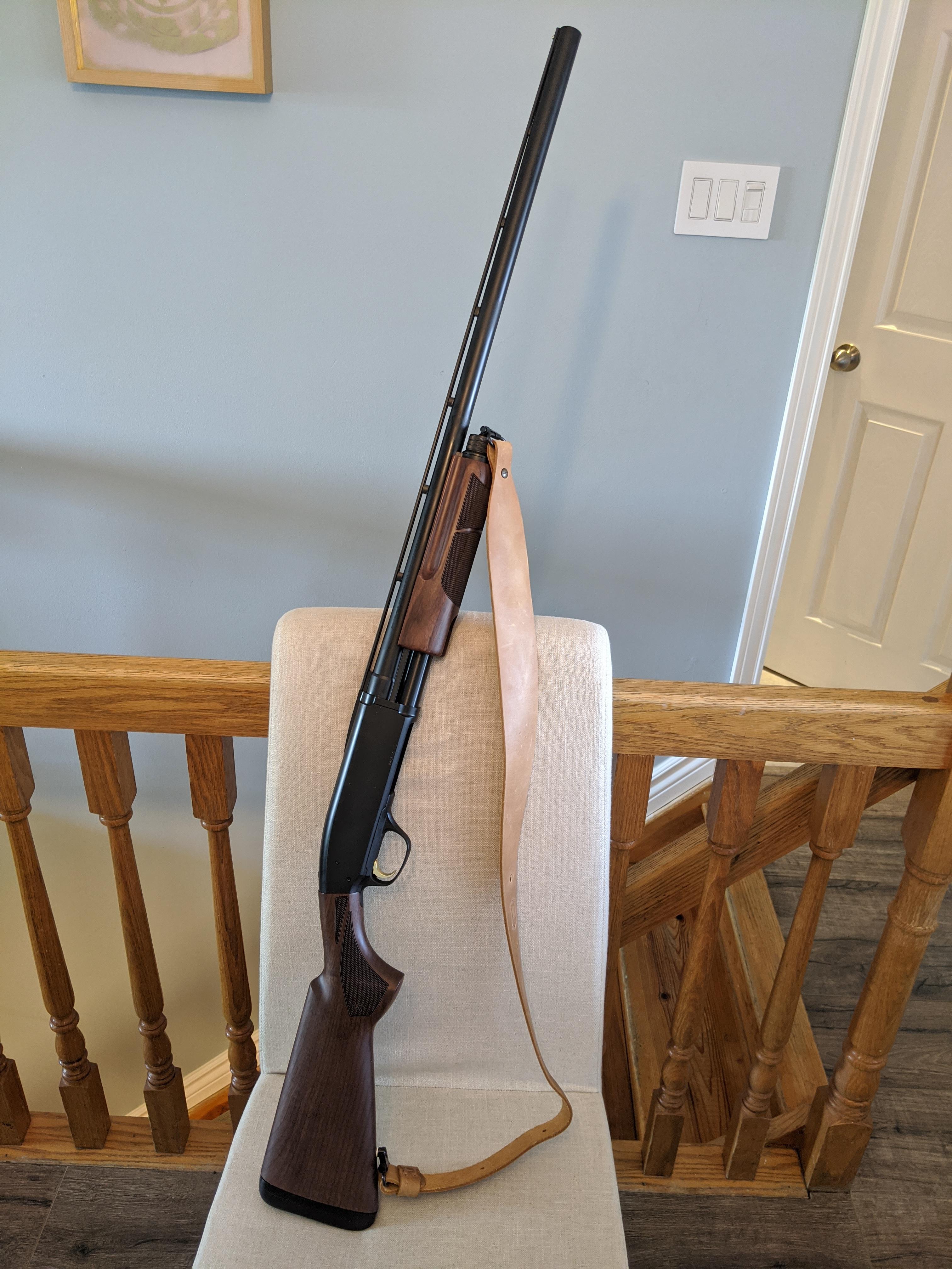 First firearm reporting in, Browning BPS. No more shells to the face for us lefties. | Scrolller