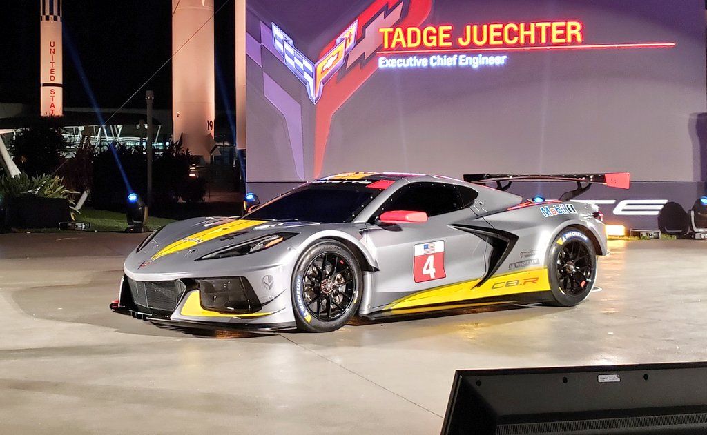 First image of the new C8.R Corvette without camouflage. | Scrolller