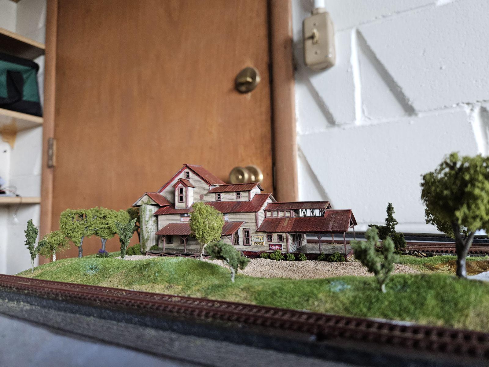 First model I've built in 20 years. Installed on the layout. | Scrolller