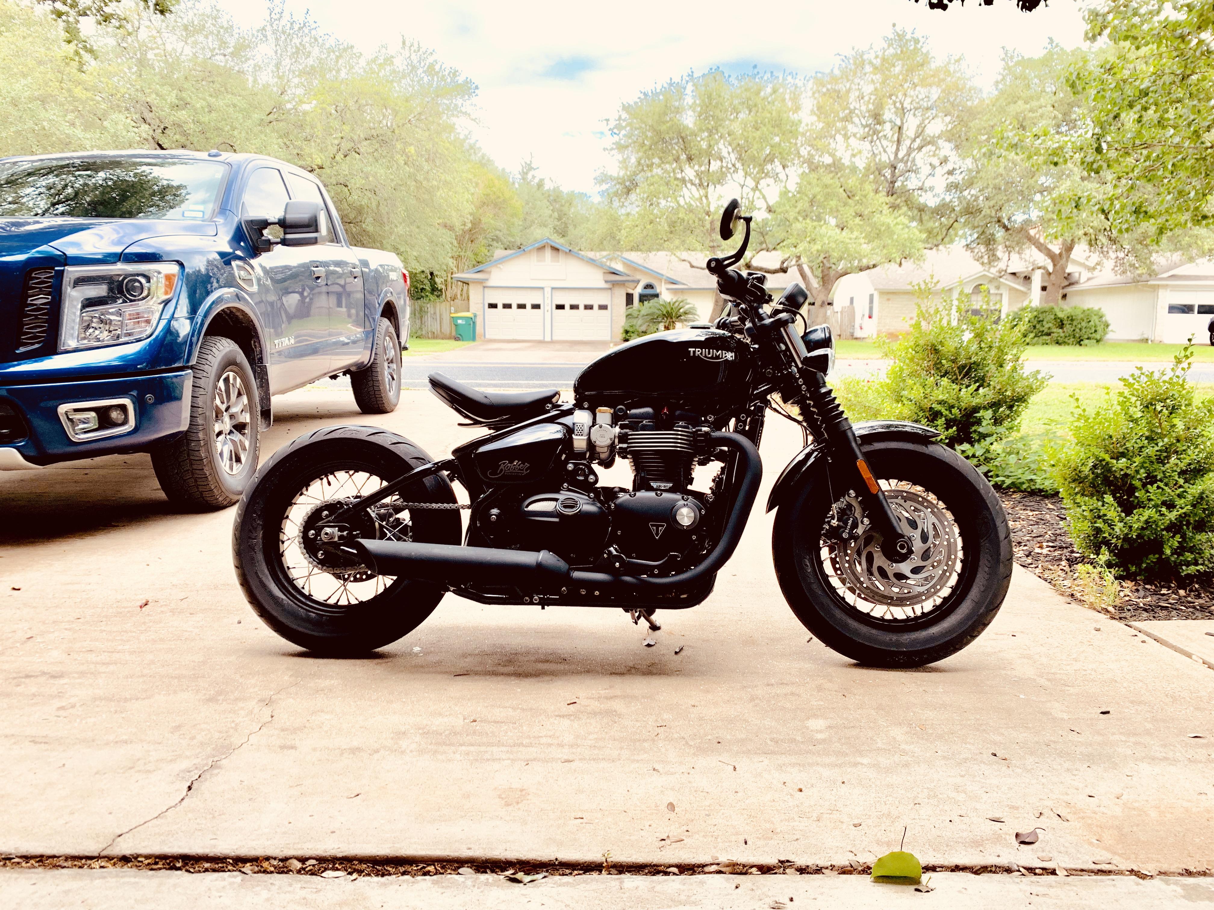 First new triumph, with some mods | Scrolller