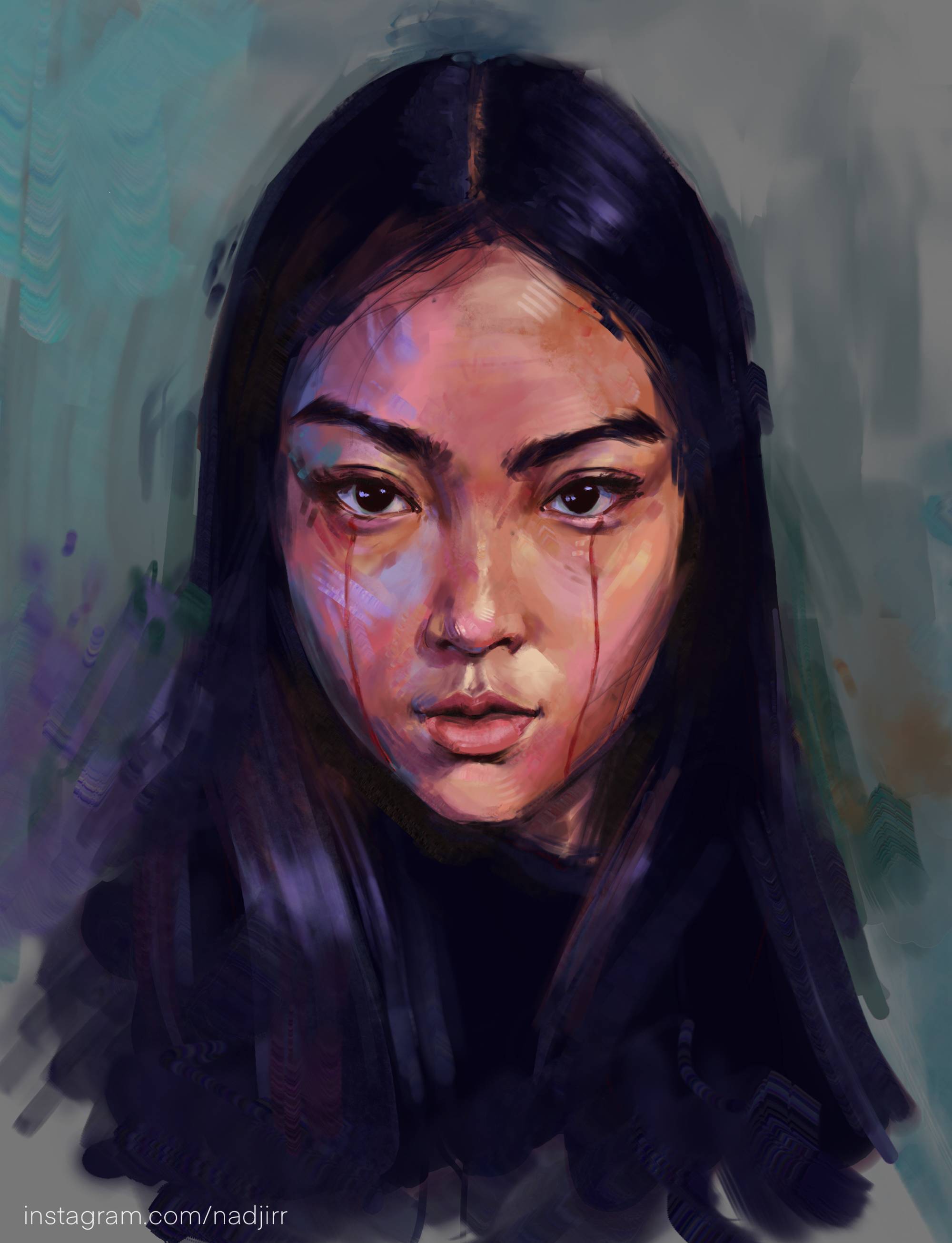 First piece I did on the Procreate 5 update! | Scrolller