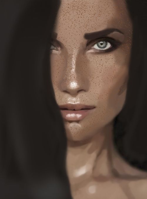 First realistic art I've made on this amazing app! Made using a real reference. | Scrolller