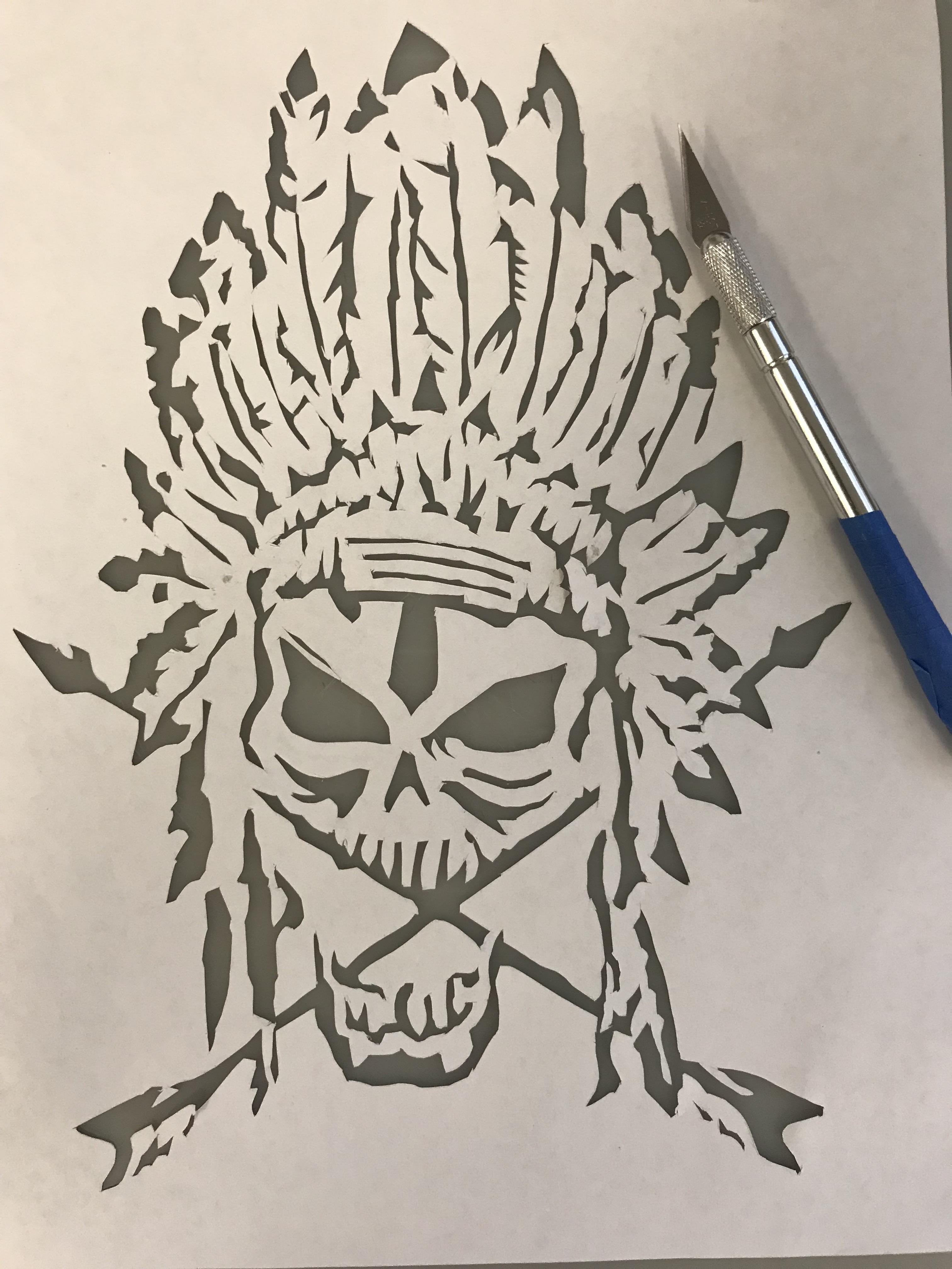 First serious paper cutting project finished | Scrolller