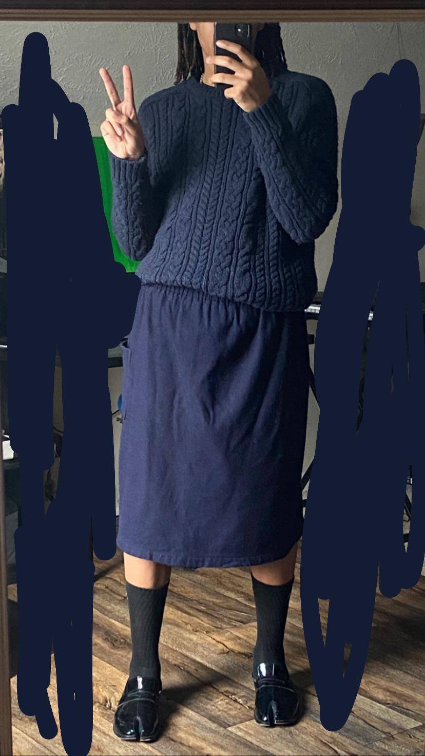 First time going out in a skirt🥰(go ahead make fun of the shoes) | Scrolller