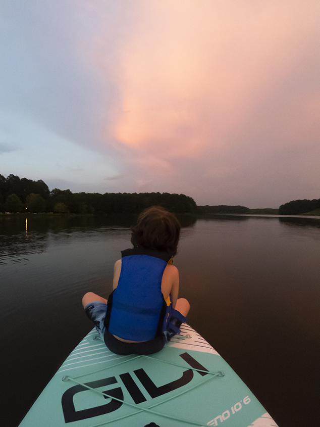 First time paddle boarding | Scrolller