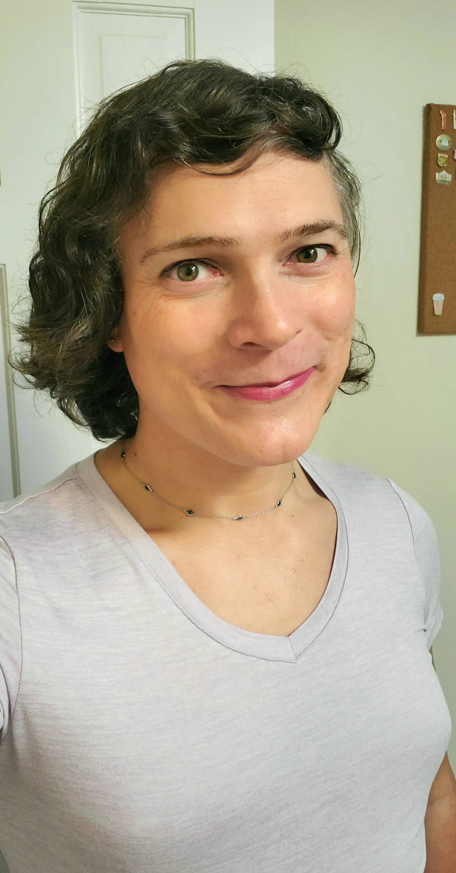 First time posting with natural hair and no foundation. 6 m HRT | Scrolller