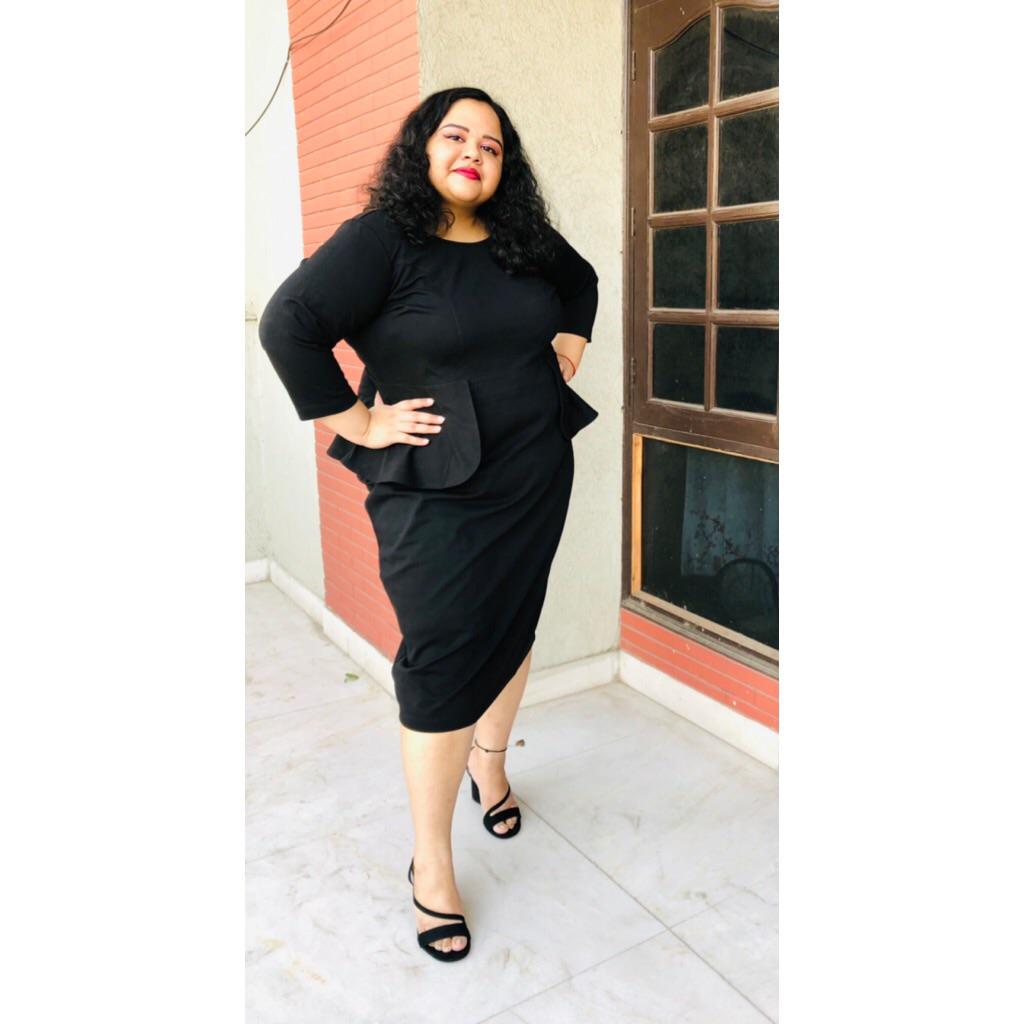 First time wearing a peplum dress and felt pretty dandy! | Scrolller