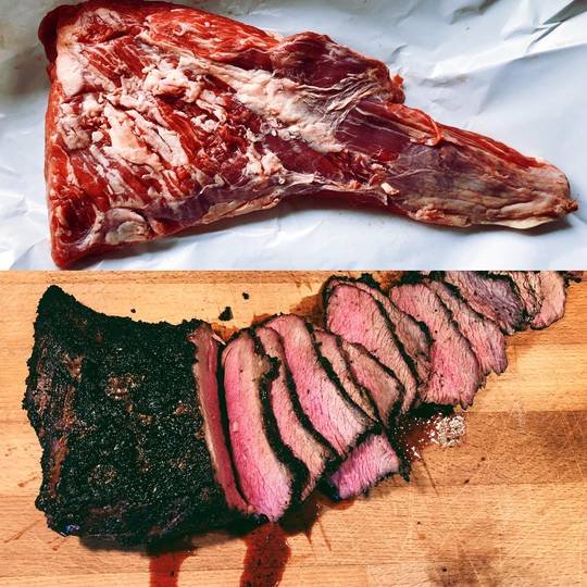 First Tri Tip, smoked and seared | Scrolller