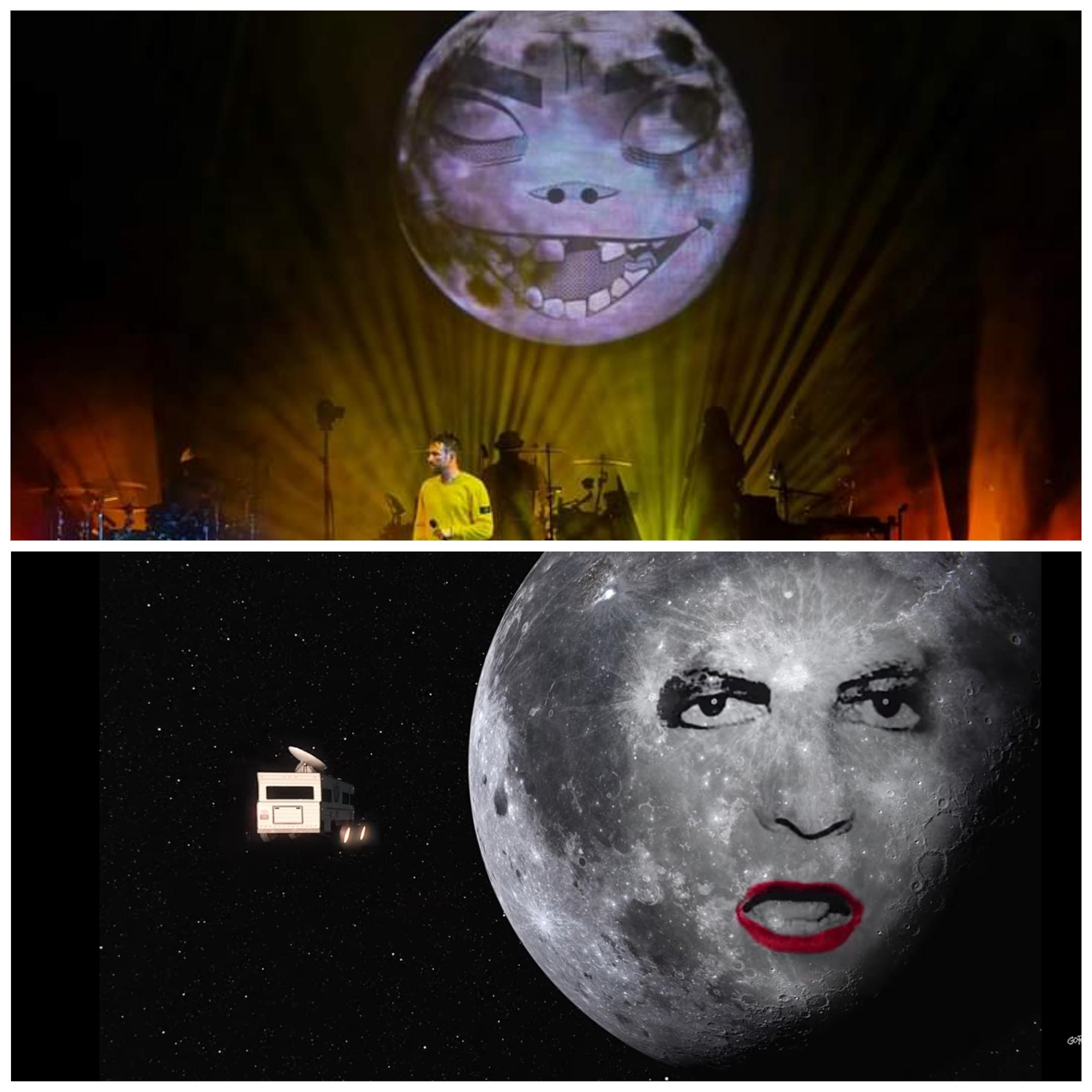 First we got 2-D moon, then Robert Smith moon! | Scrolller