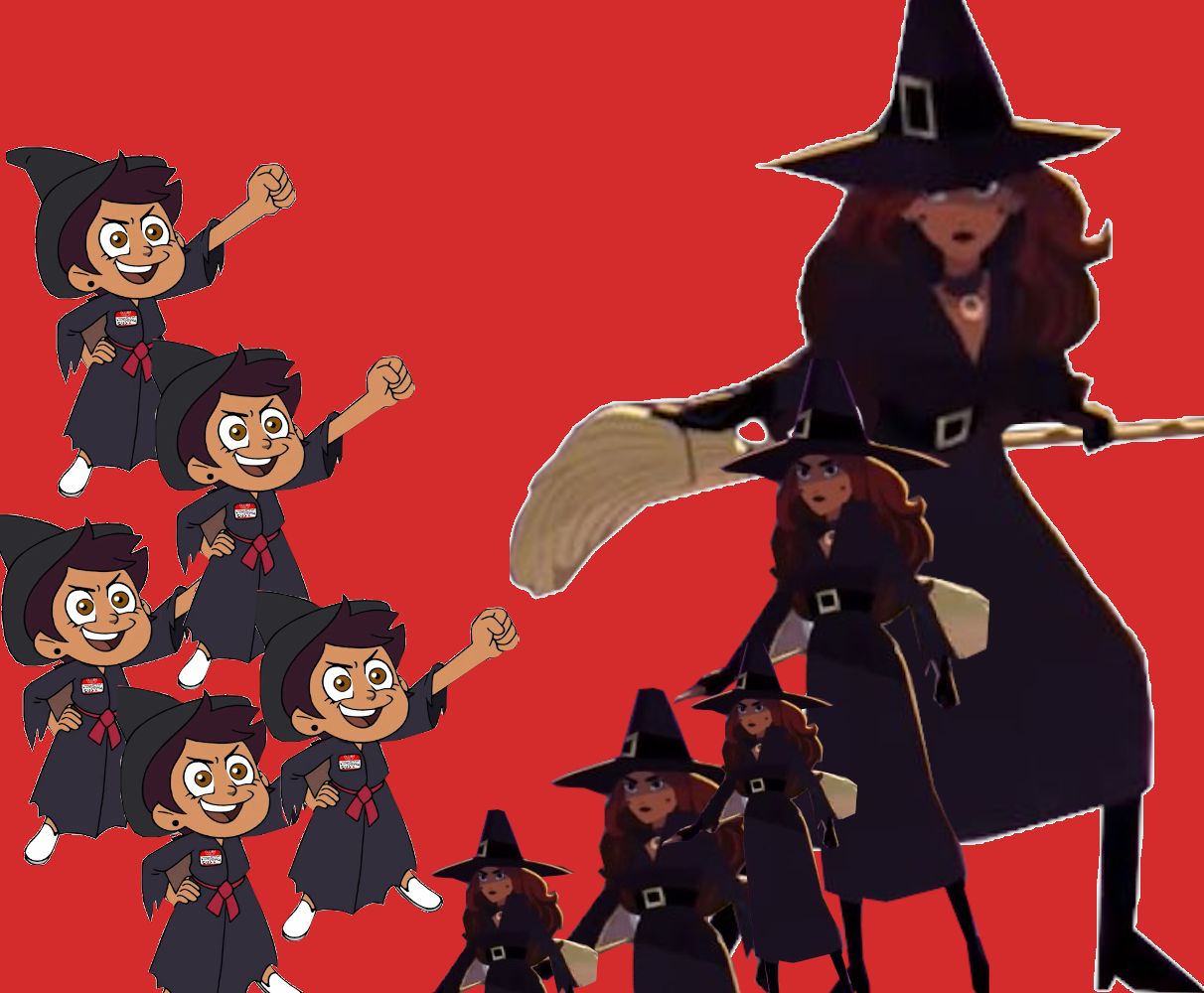 Five Luzs and five witchy Carms | Scrolller