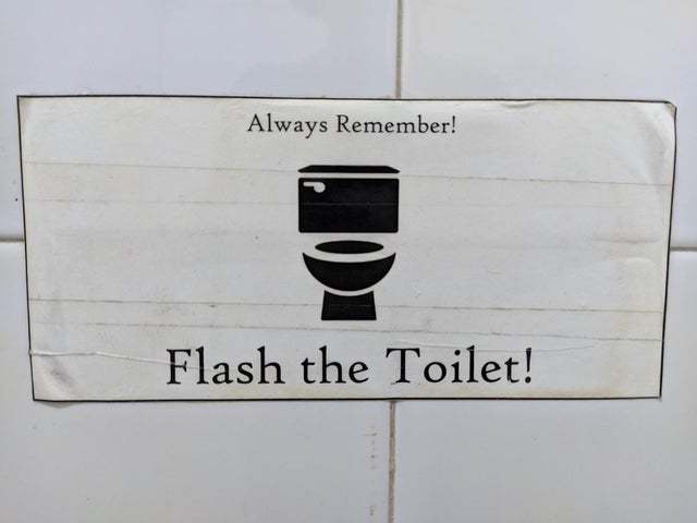 Flash The Bathroom Scrolller