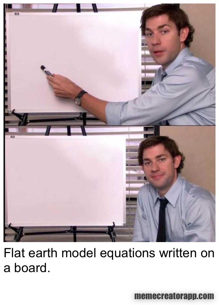 Flat earth equations unveiled | Scrolller